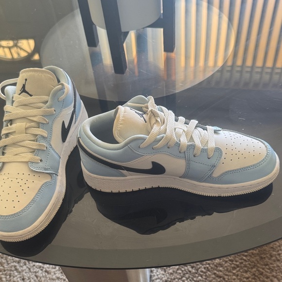 Jordan | Shoes | Jordan Kids Sneakers In White And Light Blue | Poshmark